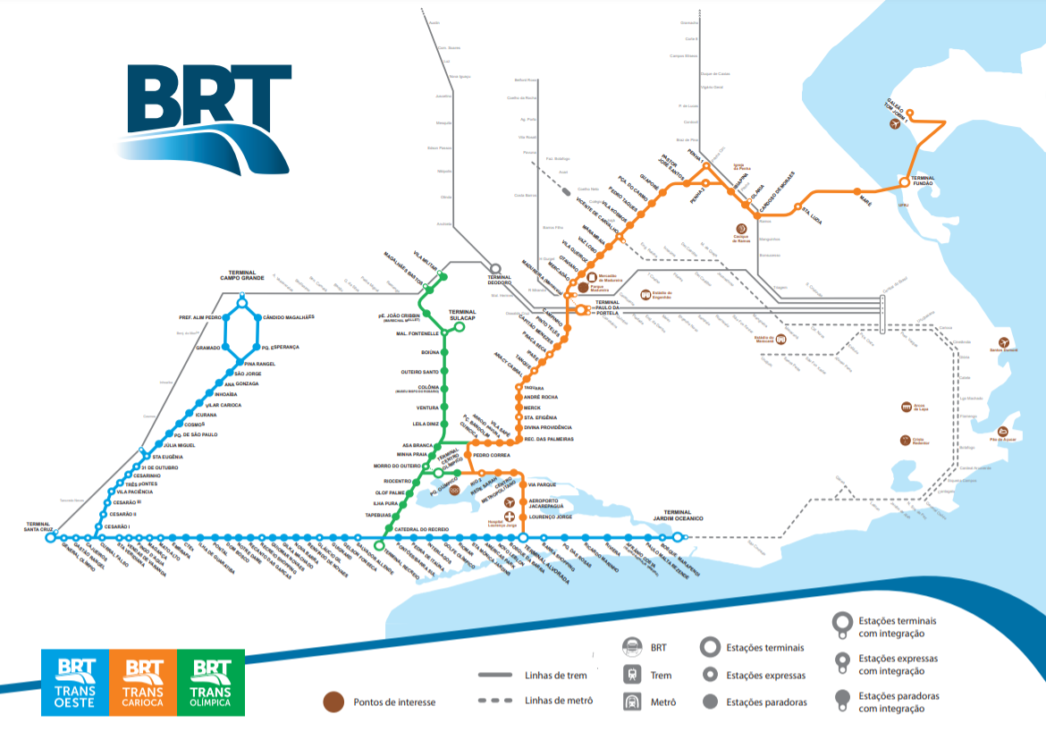 Rio de Janeiro: Como usar o BRT - CincoCantos Travel Blog